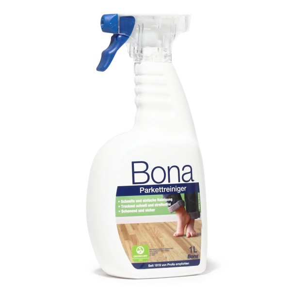 Bona Parkettreiniger für lackiertes und gewachstes Holz | Holzpflege.de