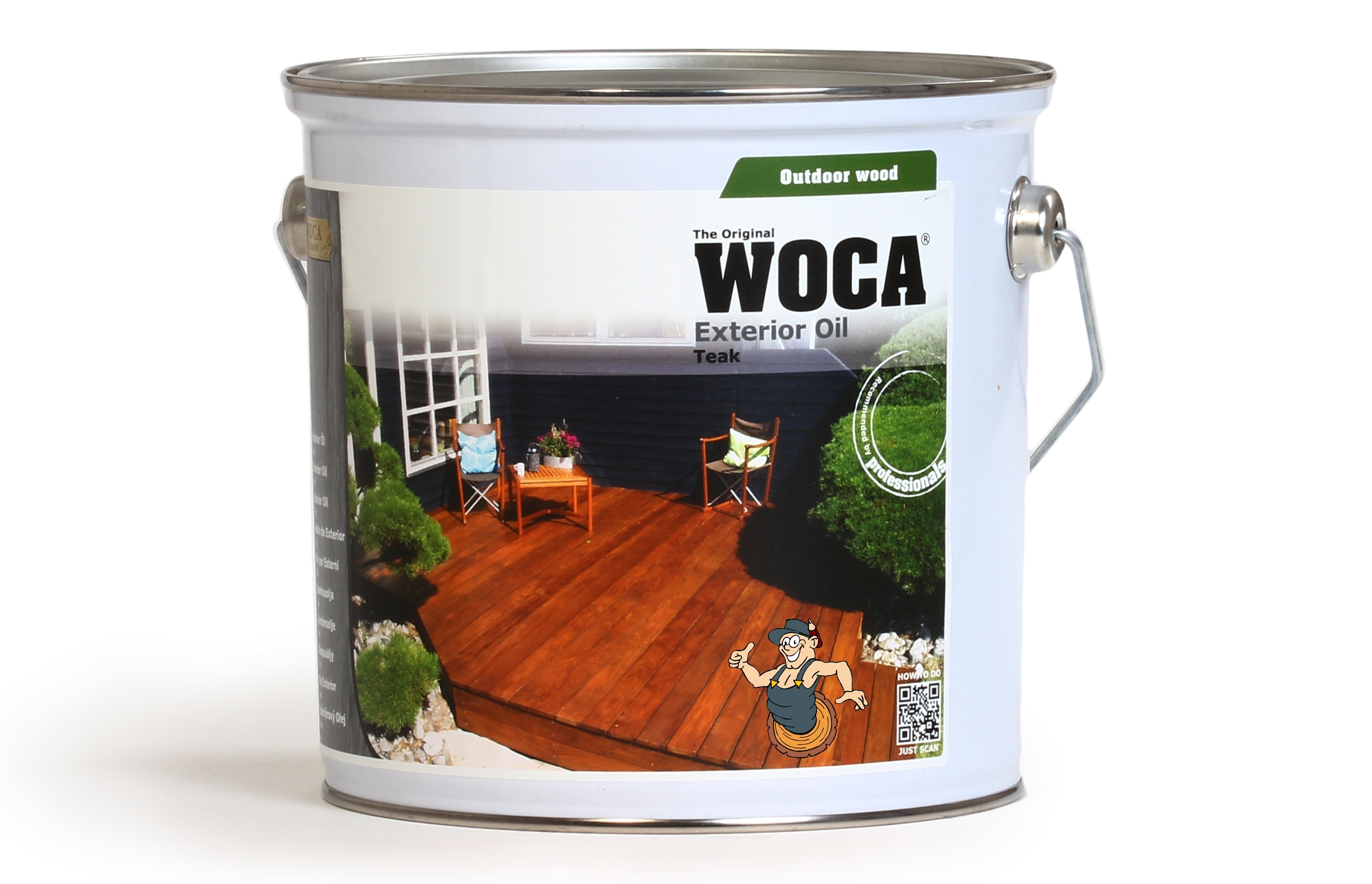 WOCA Exterior Wood Öl - Terrassenöl Teak - Exterior Oil – Außenholzöl ...