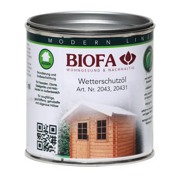 Biofa Wetterschutzöl für Aussen | Holzpflege.de