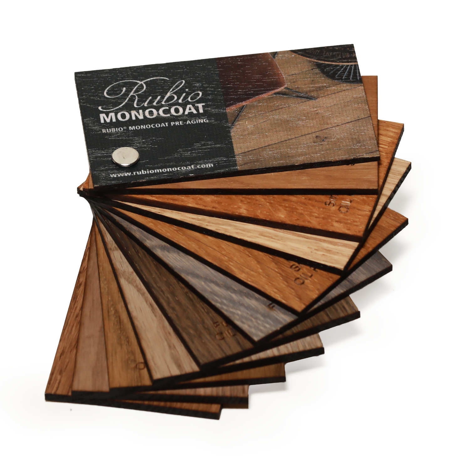 Rubio Monocoat Pre-Aging Farbfächer | Holzpflege.de